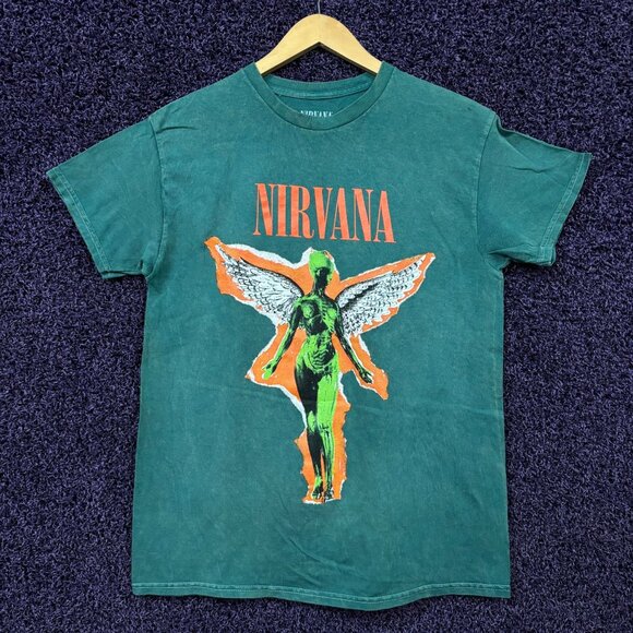 NIRVANA | Shirts | Nirvana In Utero Album Pop Art Angel Grunge Band ...